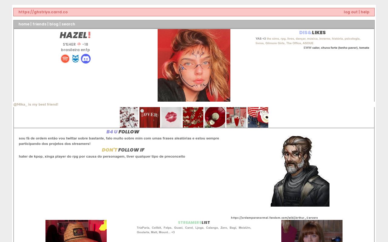 Carrd (Hazel's Version)